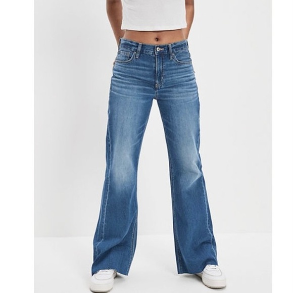 American Eagle Low Rise Flare Jeans